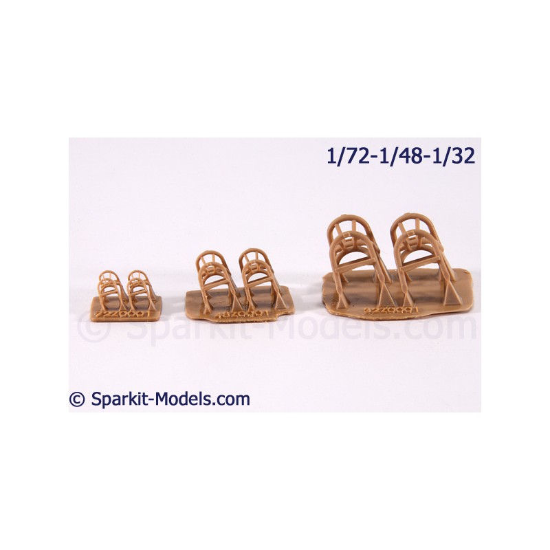 Cales de Roues Armée de l'Air (4.Pcs)