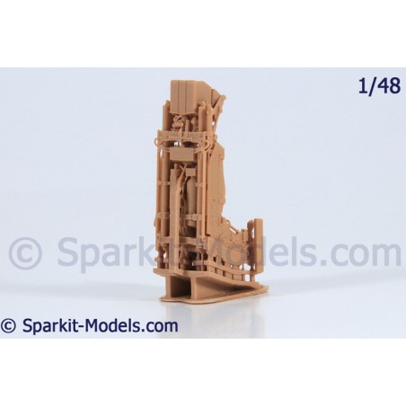 Rafale C/M - Mk.F16F Ejection Seat (Lowered Harness) - 1/48