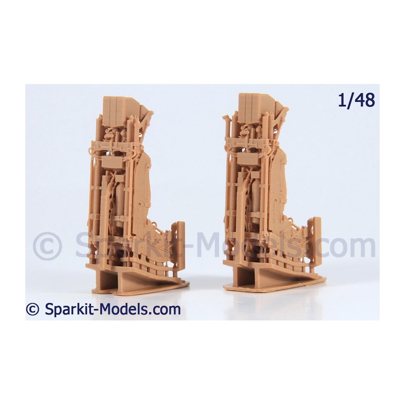 Rafale B - Mk.F16F Ejection Seats (Lowered Harness) 2Pcs- 1/48