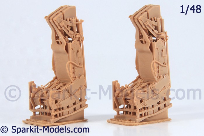 Rafale B - Mk.F16F Ejection Seat (Raised Harness) 2Pcs- 1/48