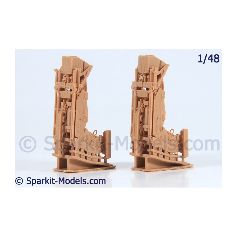 Rafale B - Mk.F16F Ejection Seat (Raised Harness) 2Pcs- 1/48
