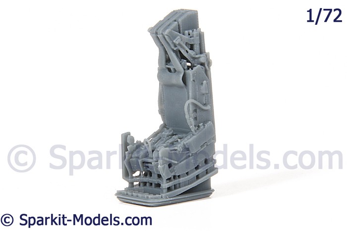 Rafale C/M - Mk.F16F Ejection Seat (Raised Harness) - 1/72