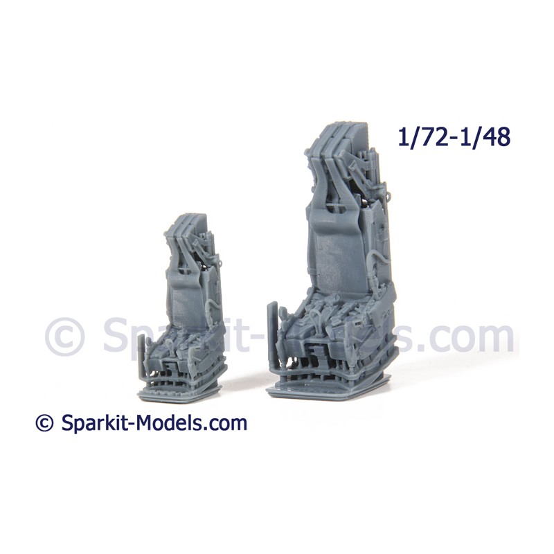 Rafale C/M - Mk.F16F Ejection Seat (Raised Harness) - 1/72