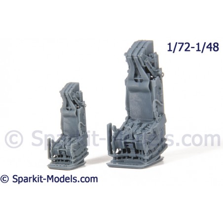 Rafale C/M - Mk.F16F Ejection Seat (Raised Harness) - 1/72