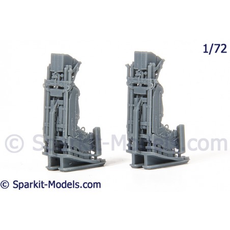 Rafale B - Mk.F16F Ejection Seats (Lowered Harness) 2Pcs- 1/72