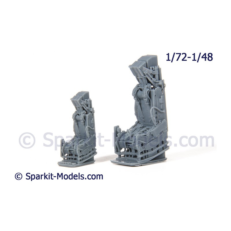 Rafale B - Mk.F16F Ejection Seats (Lowered Harness) 2Pcs- 1/72